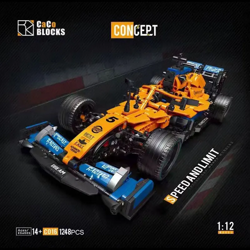 CACO-F1-Racing-Sport-Car-Compatible-42141-Model-C016-Super-Speed-Blocks ...