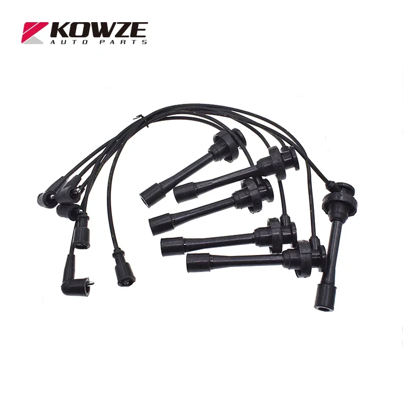 A Set/6pcs 6G72 6G74 Spark Plug Cable Wires Set for Mitsubishi Pajero ...