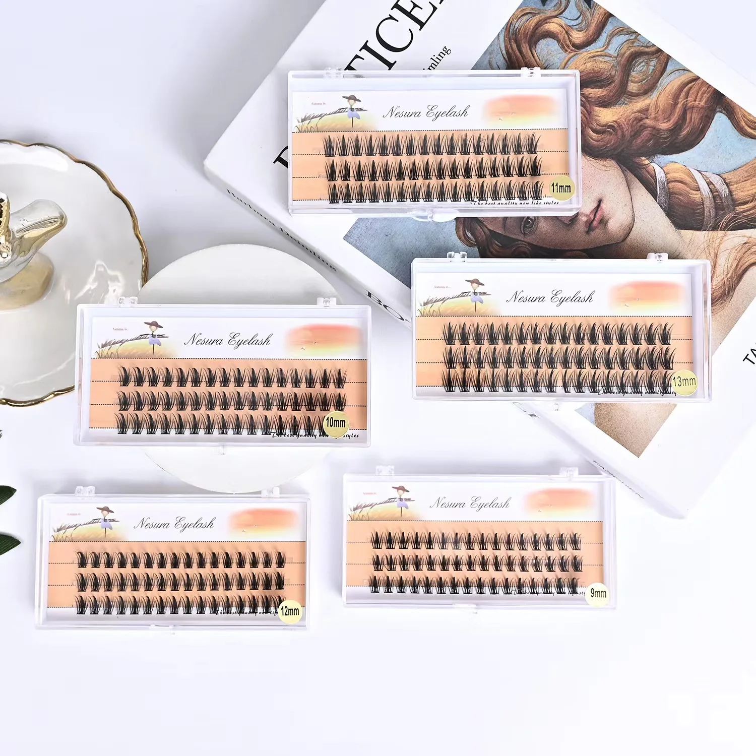 Individual Lashes 48/60/90Pcs Bundles Cluster Russia Volume Eyelash ...