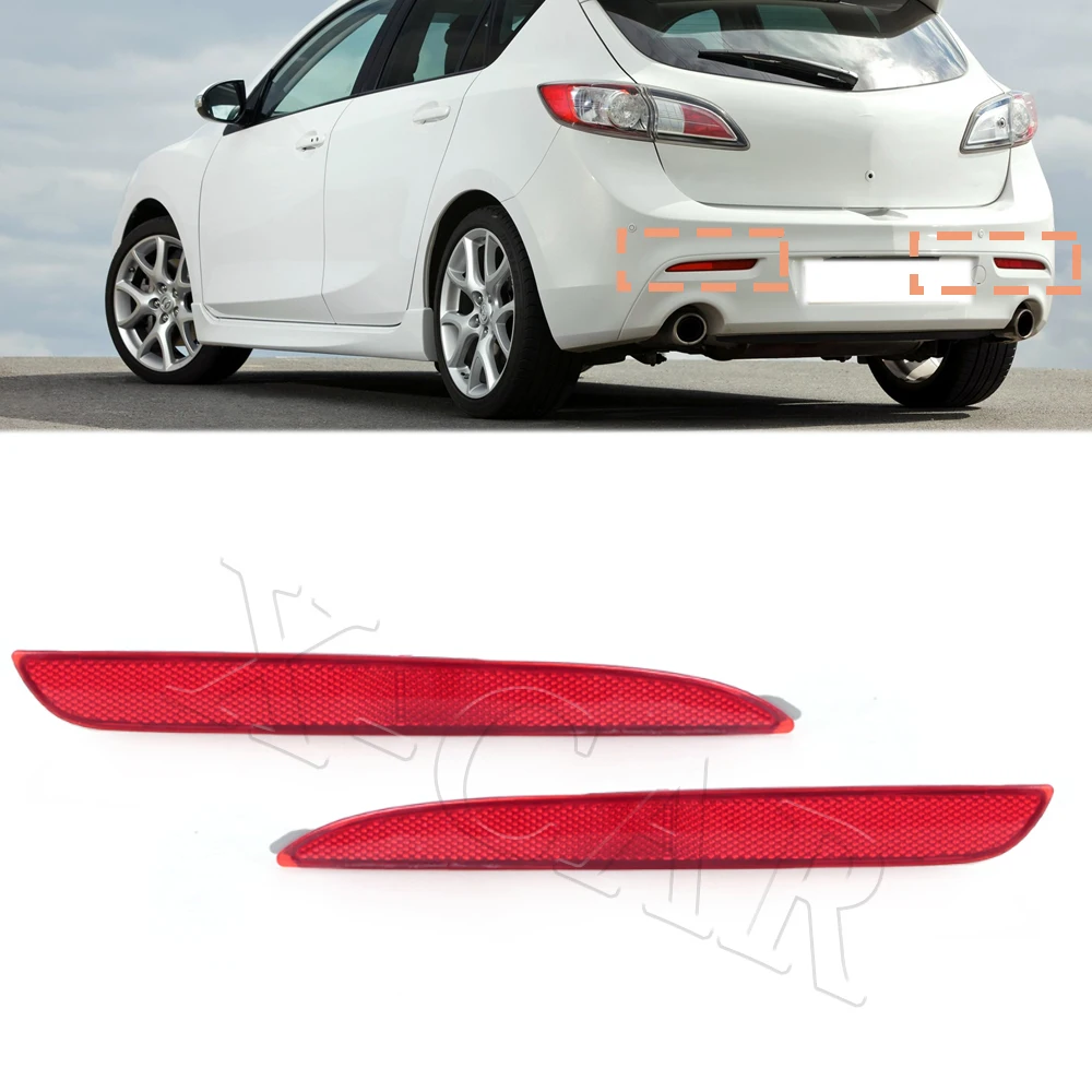 Rear-Bumper-Reflector-Brake-Light-Fog-Lamp-BFF4-51-5L0A-BFF4-51-5M0A ...