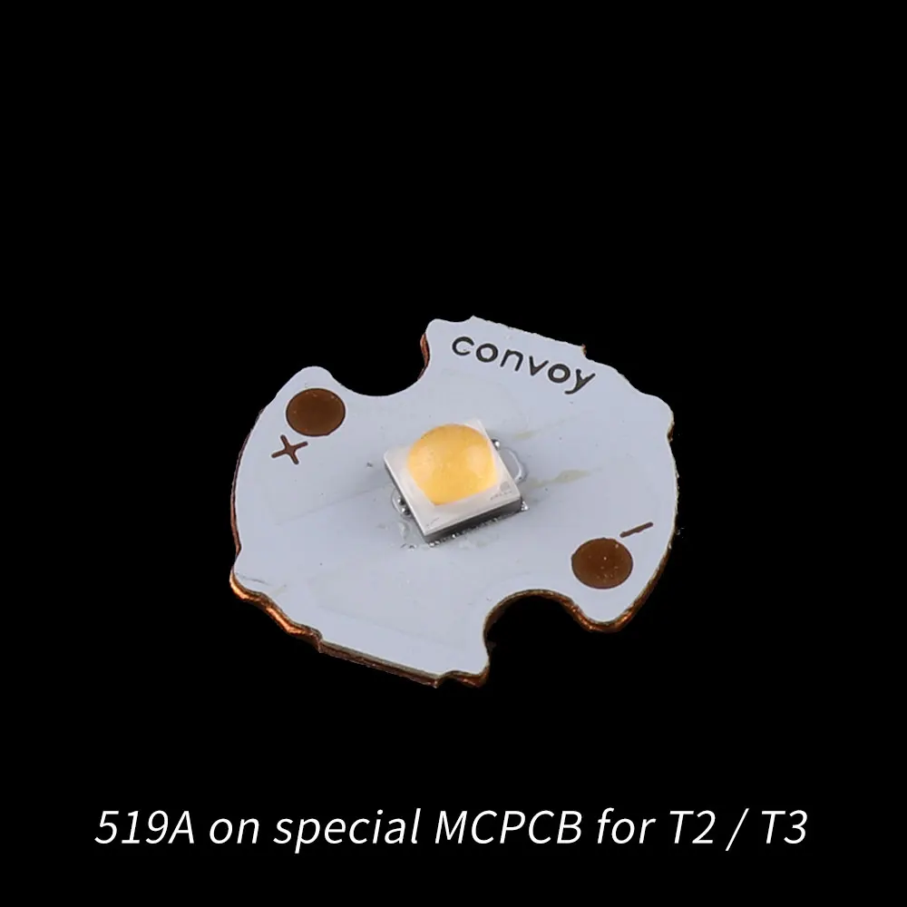 NVSW519AT 519A R9080 2700K 3000K 3500K 4000K 4500K 5000K 5700K on special copper DTP MCPCB for T2 T3