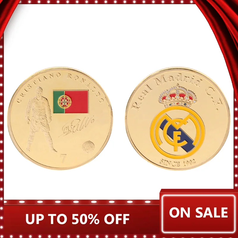 Gold-Plated-Commemorative-Coin-Cristiano-Ronaldo-Football-Challenge ...