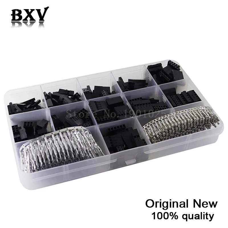 620PCS-Dupont-Connector-2-54mm-Dupont-Cable-Jumper-Wire-Pin-Header ...