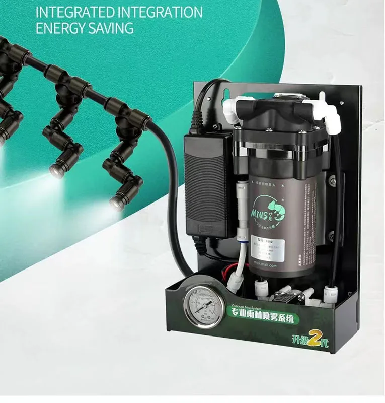 Misting System Ecological Rainforest Reptile Fogger Pet Tank Terrarium ...