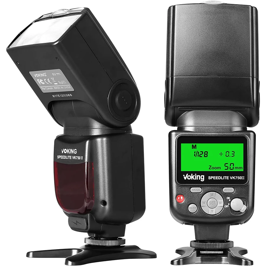 VK750II TTL Camera Speedlite Flash Compatible with Canon EOS 60D 70D ...