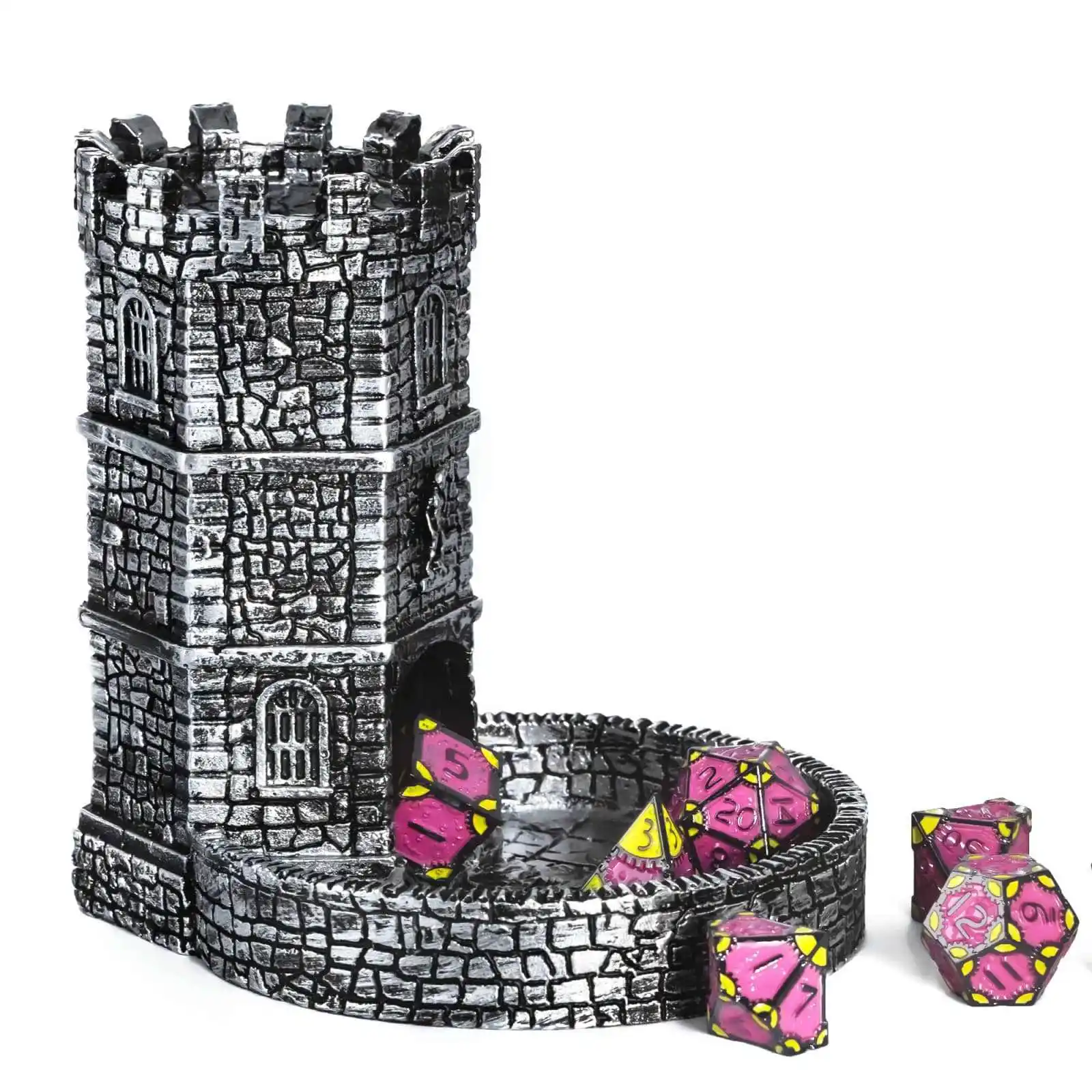 Vintage-Dice-Tower-Castle-DND-Dice-Tower-Board-Game-Dice-Castle-for ...