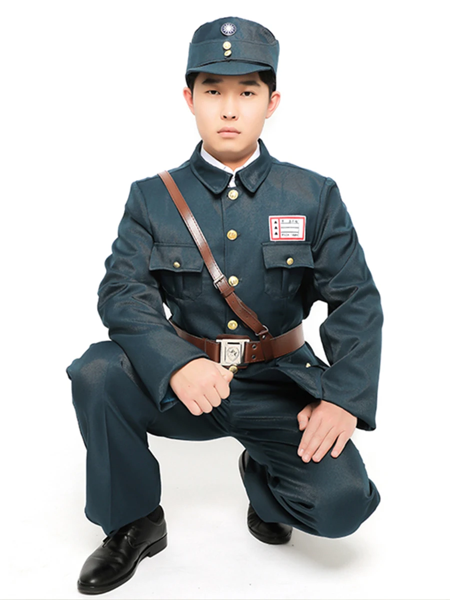 1930s Chinese Classic Sichuan Army Performance Drama Costume Shajiabang ...