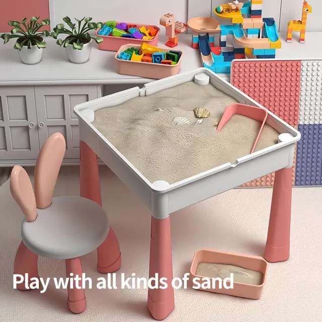 Double-Sided Kids Activity with Storage – Play N Learn Shop