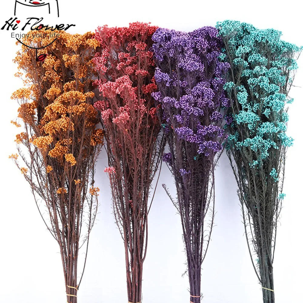 Natural Dried Preserved Eternal Millet Flowers Real Rice Flower ...