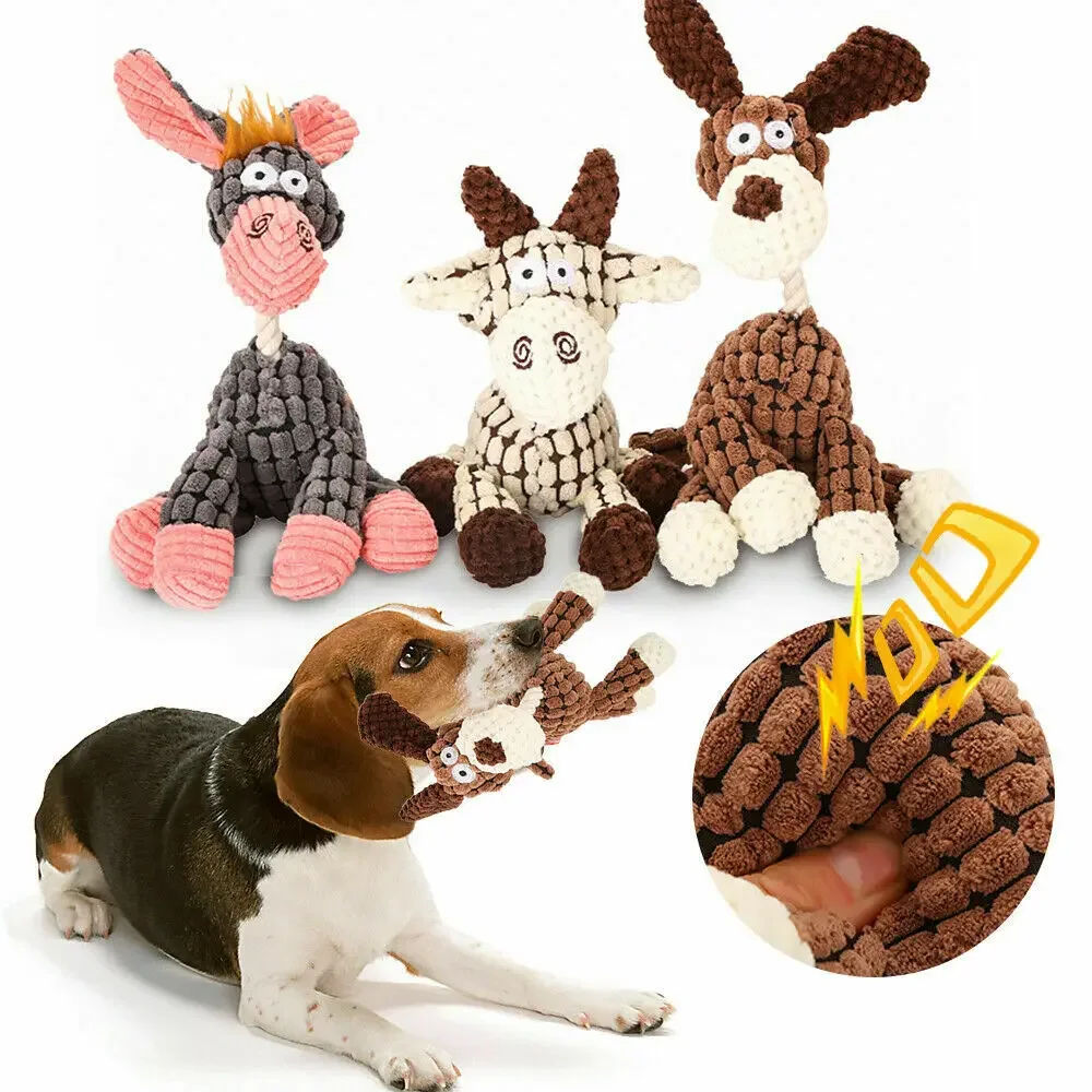 Fun-Pet-Plush-Toy-Cat-Dog-Voice-Animal-Cute-Puzzle-Toy-Bite-Resistant ...