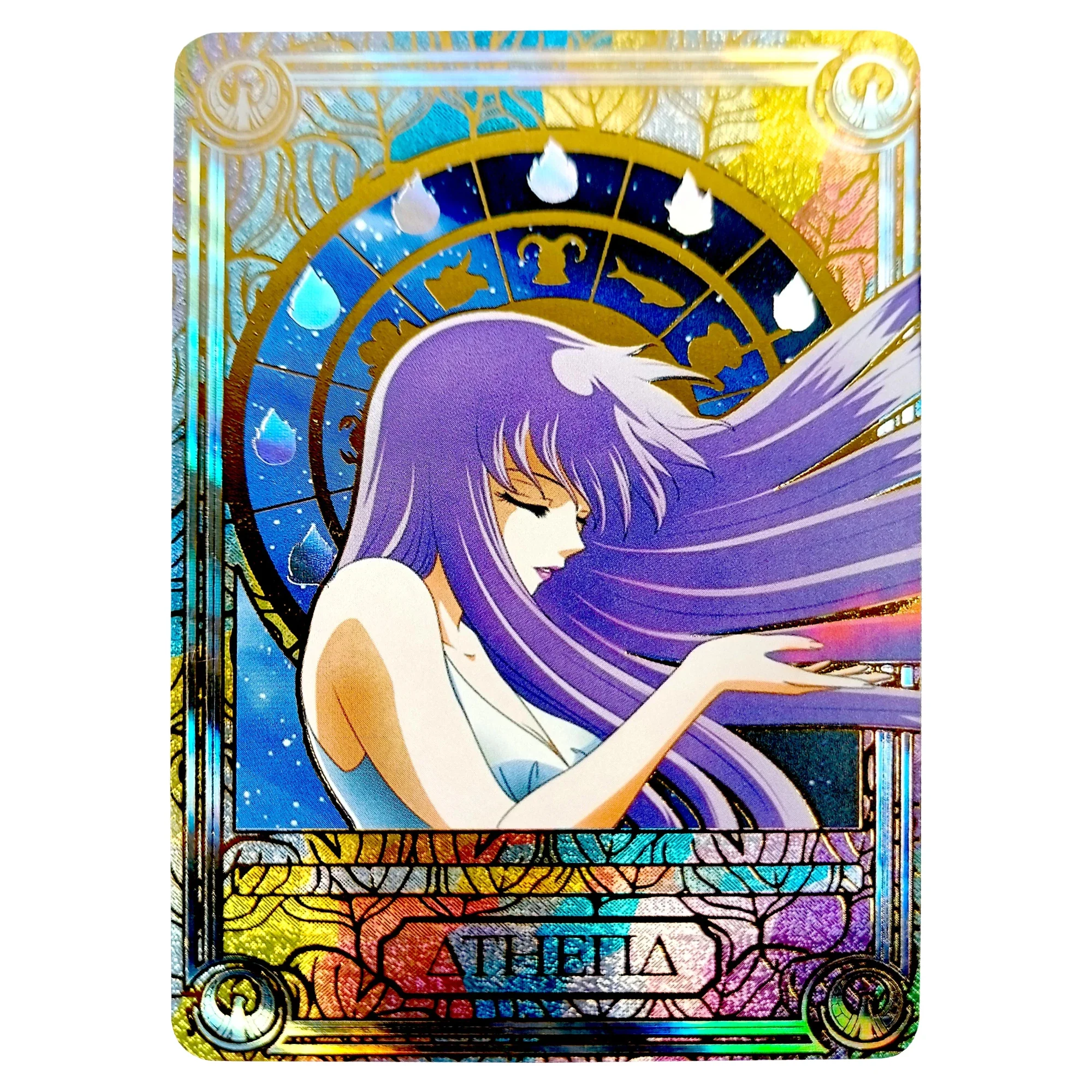Athena-Flash-Card-ACG-Saint-Seiya-Single-Card-Classic-Anime-Game ...