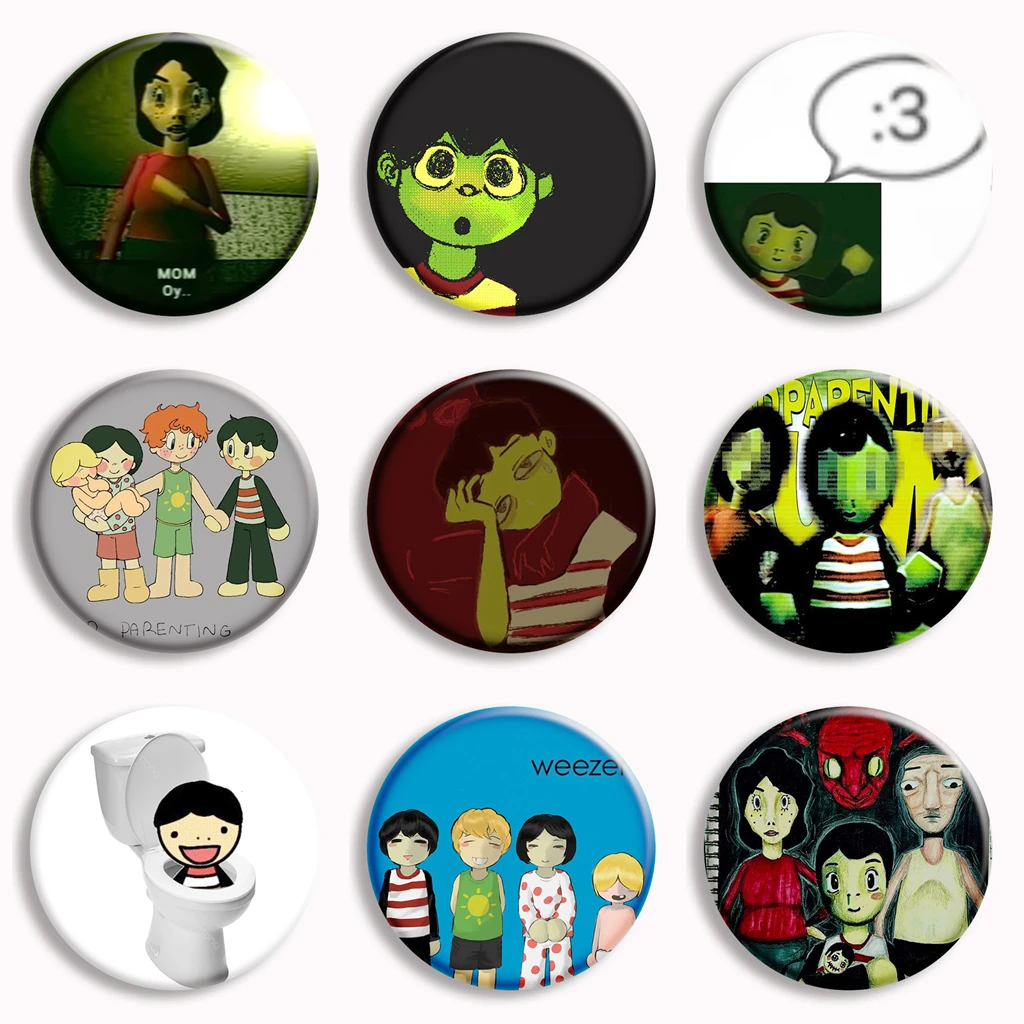 Bad Parenting Game Logo Brooch: The Darkly Humorous Accessory Every ...