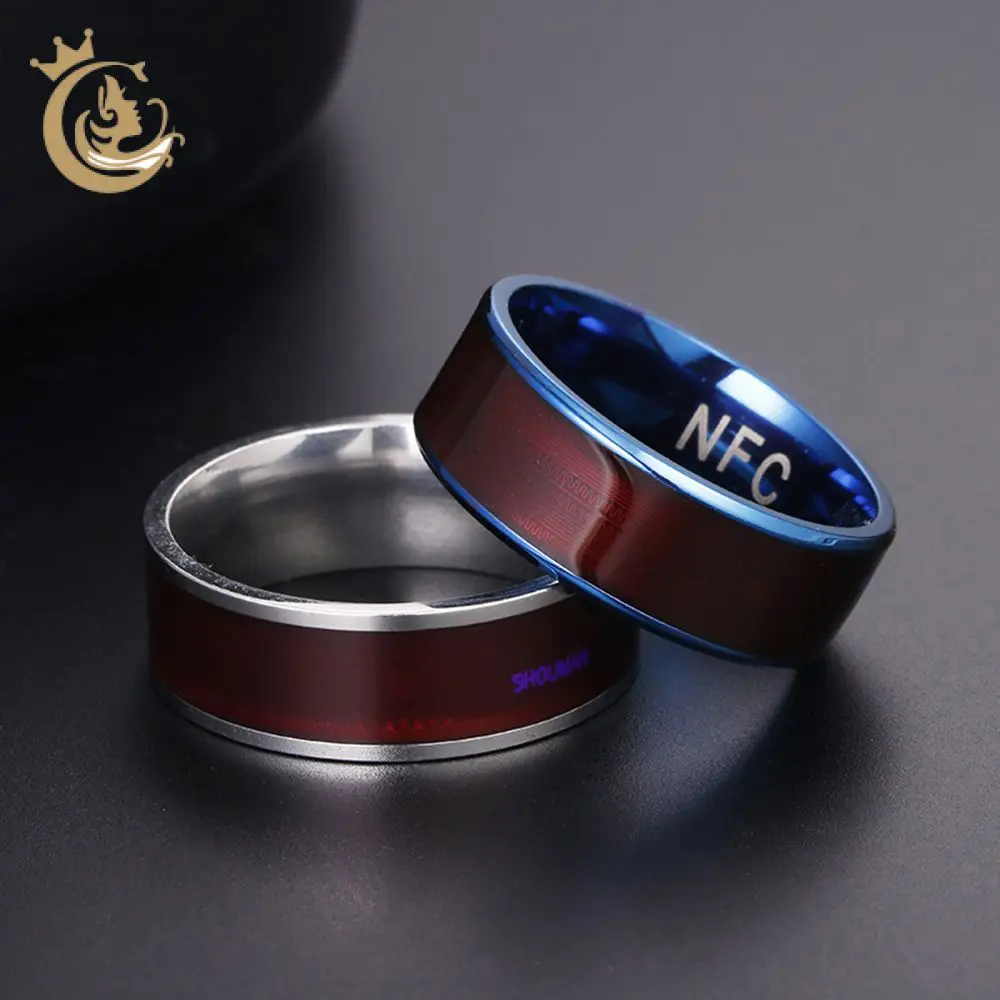 Titanium-Steel-NFC-Intelligent-Ring-Smart-Home-Intelligent-Wear-For ...