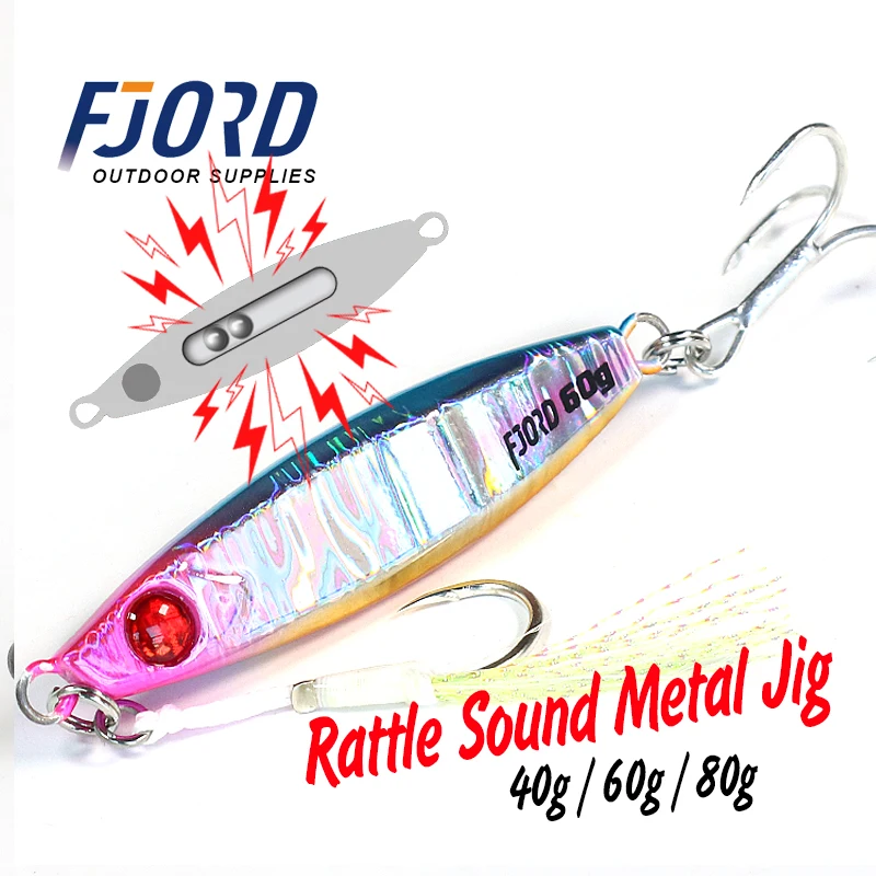 FJORD-Rattle-Metal-Jig-Fishing-Lure-40g-60g-80g-Night-Light-Jigging ...