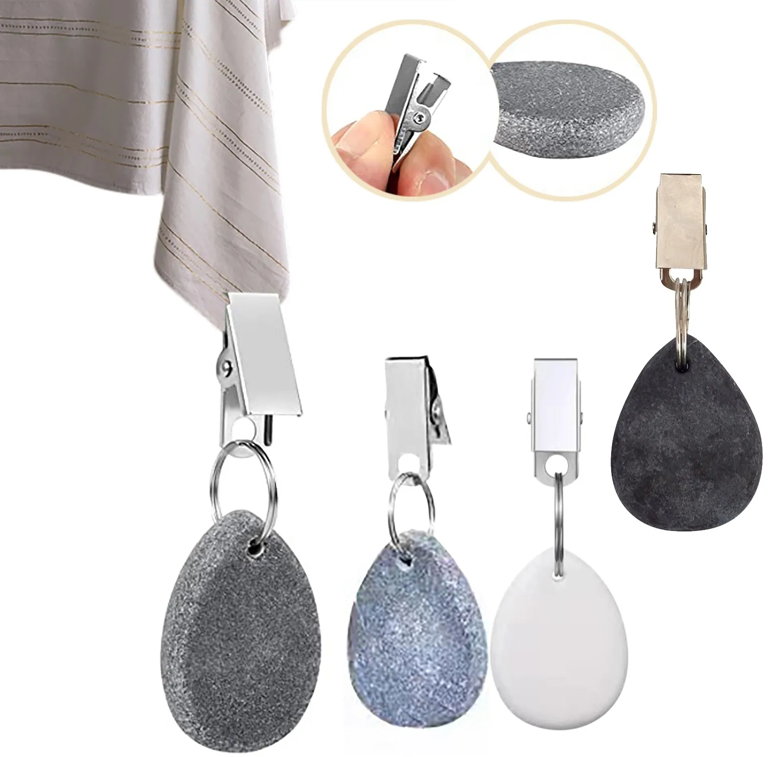 4Pcs-Table-Cloth-Weights-Table-Cloth-Weights-With-Stainless-Steel-Clips ...
