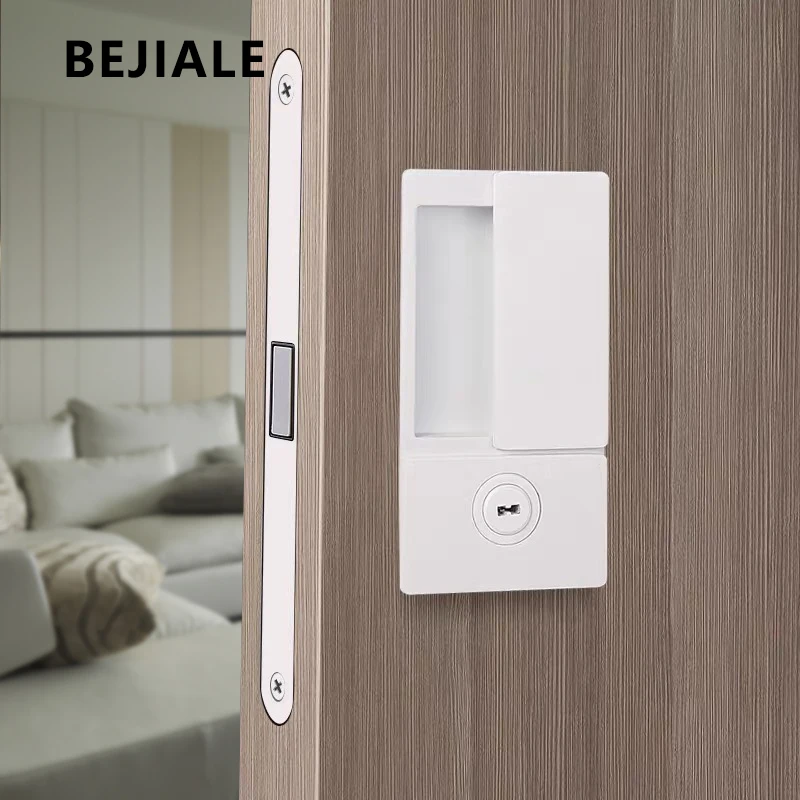 Bedroom-Wooden-Door-Door-Lock-Magnetic-Built-in-Sliding-Door-Lock ...
