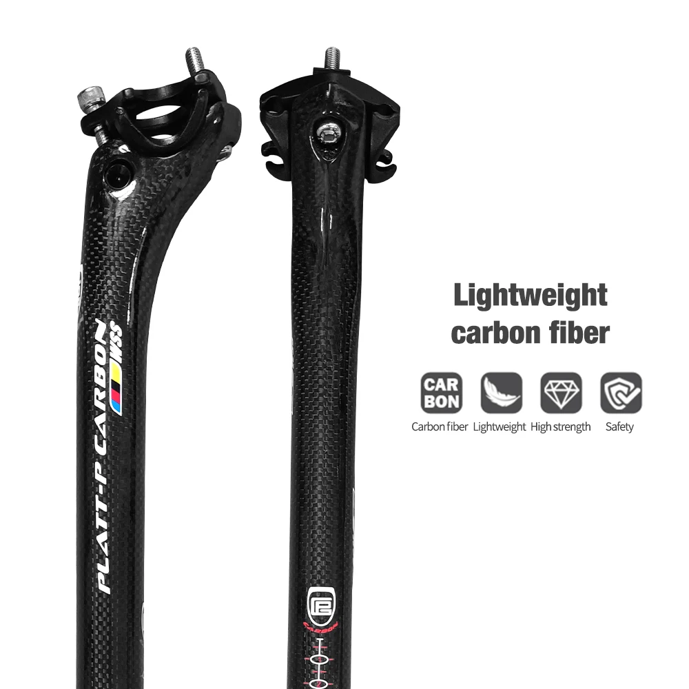 Mountain Bike Seat Post Carbon Road Bike Carbon Fiber Seatpost double ...