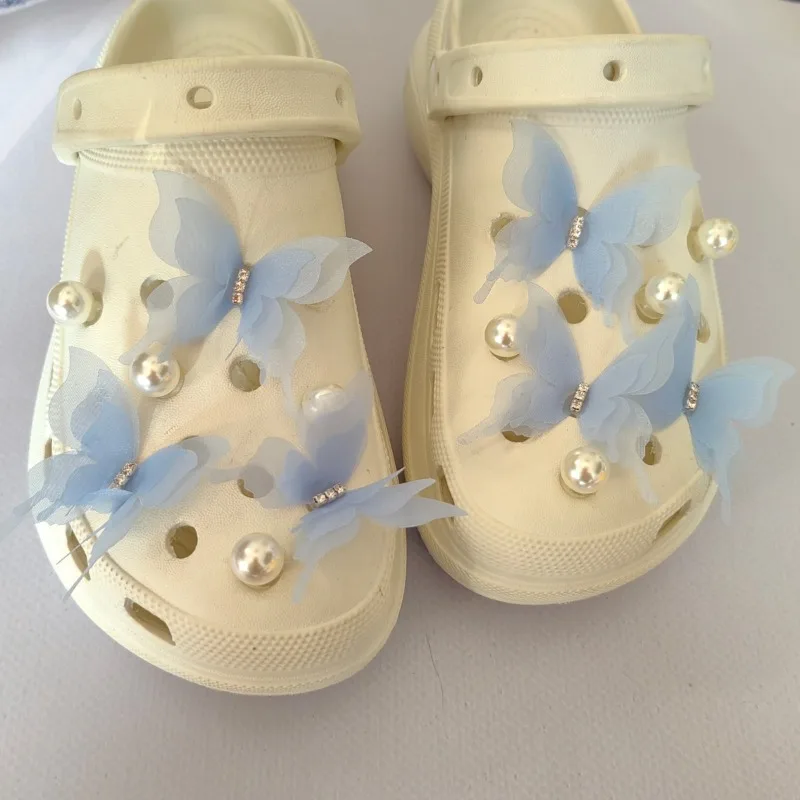 Fashion-Rhinestone-Butterfly-Charms-for-Crocs-Elegant-Pearl-Shoe ...