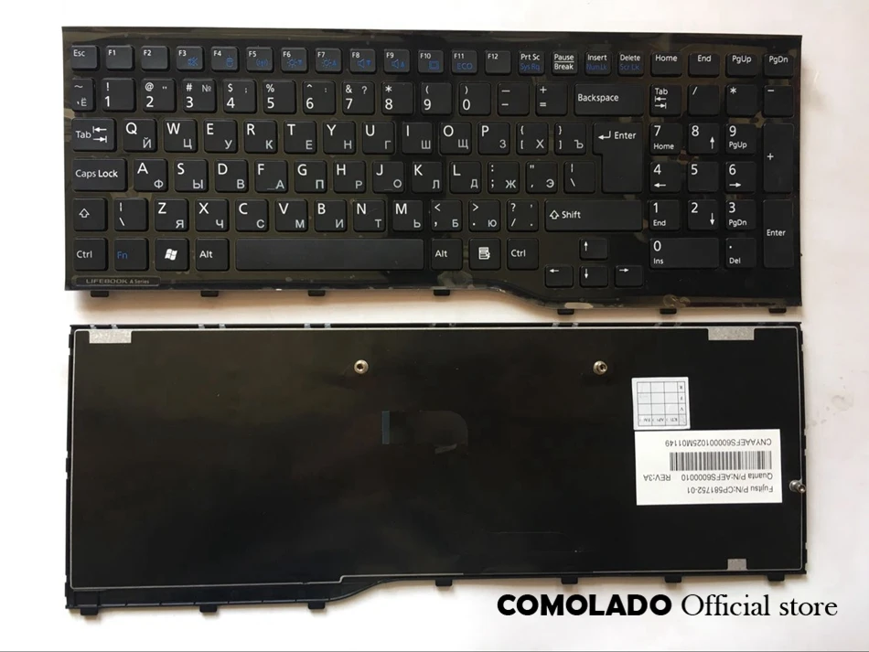 Russian-Laptop-Keyboard-for-Fujitsu-Lifebook-AH552-A552-CP581751-01 ...