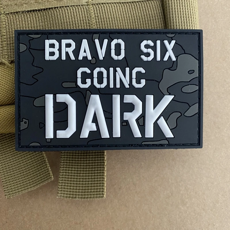 Call-Of-Duty-4-Group-Number-Bravo-SIX-Going-Dark-PVC-Morale-Badge ...