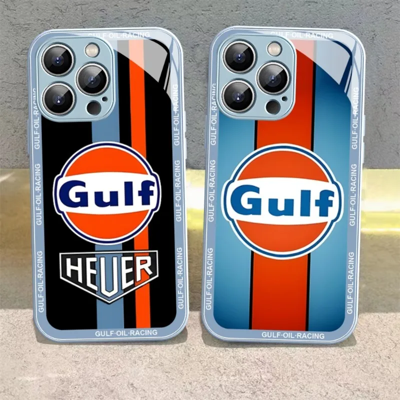 Gulf-Oil-Racing-Martini-Phone-Case-Tempered-Glass-For-Iphone-14-Pro-Max ...