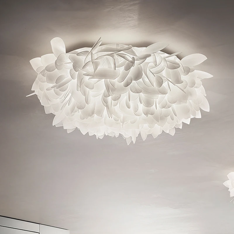 Creative-Art-Petal-Ceiling-Light-Living-Room-Light-Study-Room-Bedroom ...