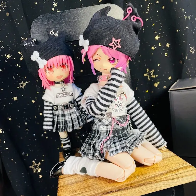 BJD doll clothes suitable for ob11 ob22 ob24 p20 p9 size cute doll ...
