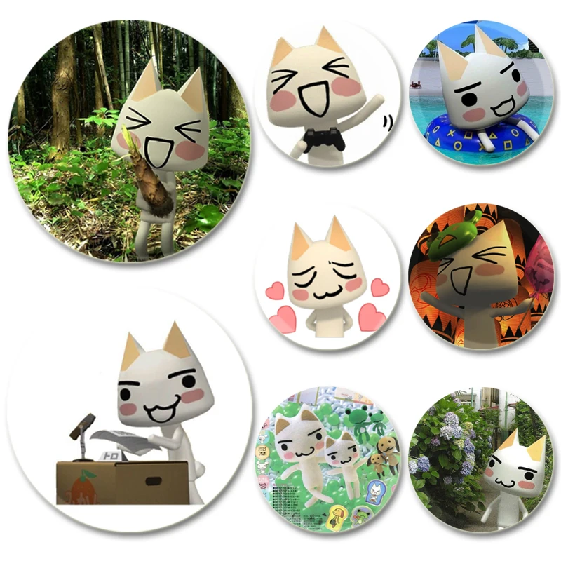 32-44mm-Toro-Inoue-Cat-Brooches-Cartoon-Animal-Cute-Badge-Handmade ...