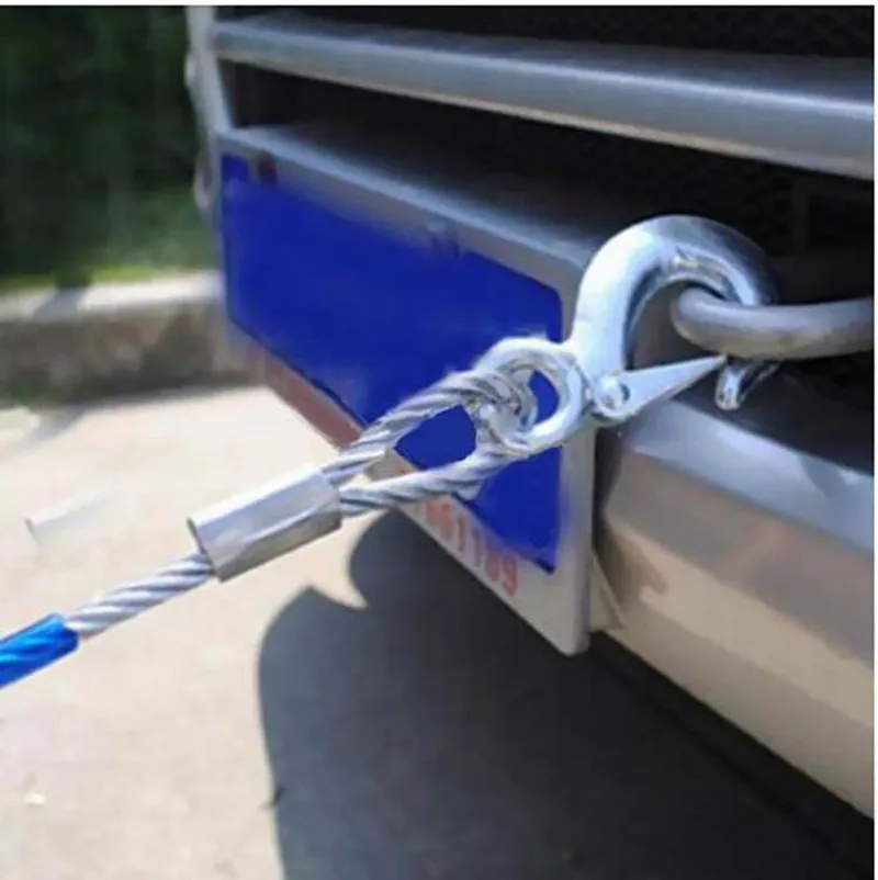 Auto-Car-Vehicle-Boat-Steel-Wire-Tow-Rope-Emergency-Steel-Cable-Towing ...
