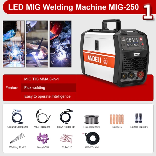 Andeli MIG 250 Welding Machine - Js Welding