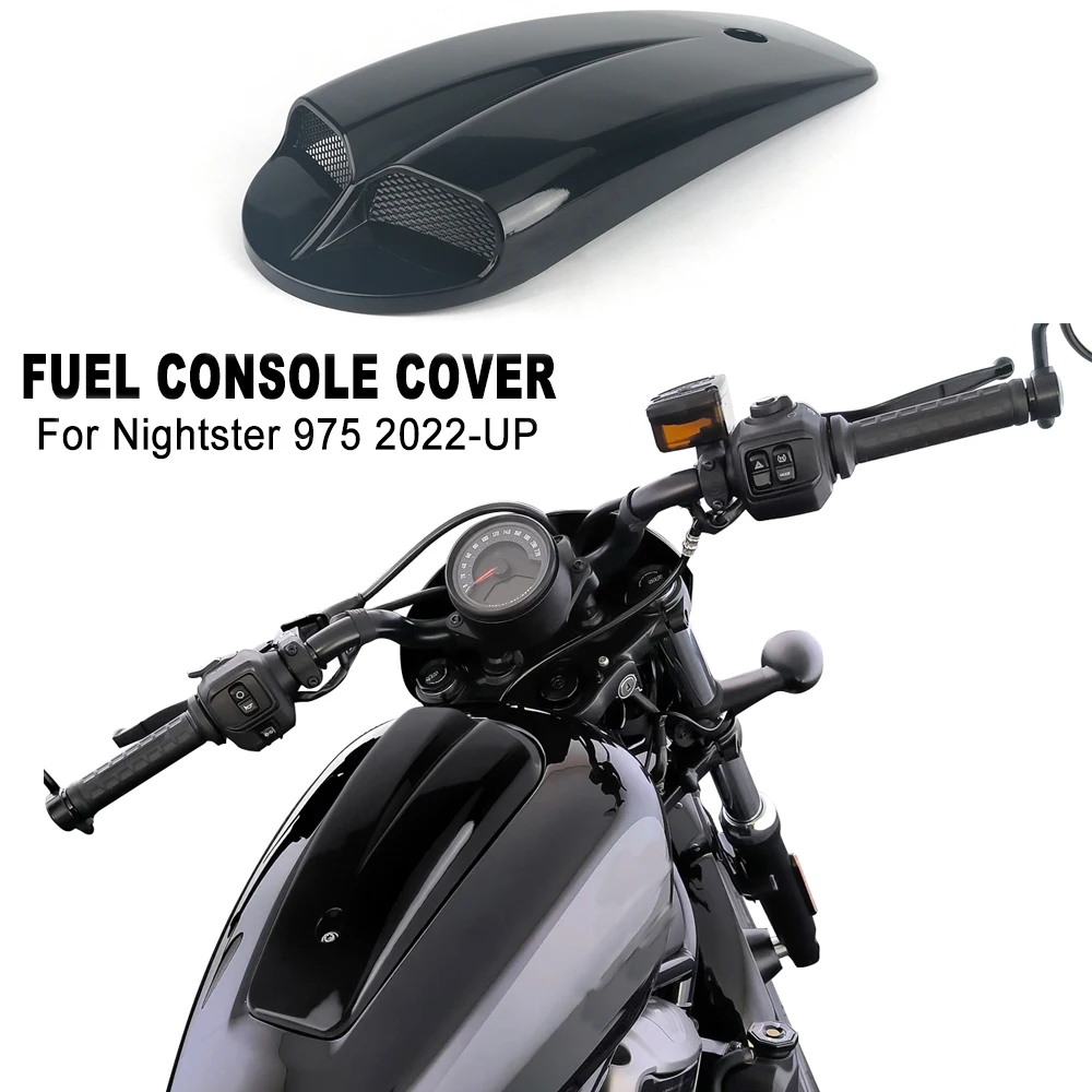 Air Scoop Gloss Black Dash Fuel Console Gas Tank Cover Motorcycle ...