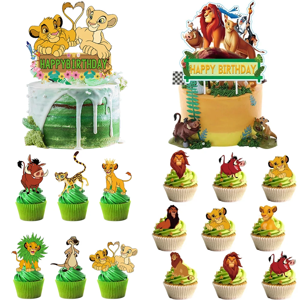 Decoraciones-de-fiesta-de-cumplea-os-del-Rey-Le-n-Simba-adornos-para ...