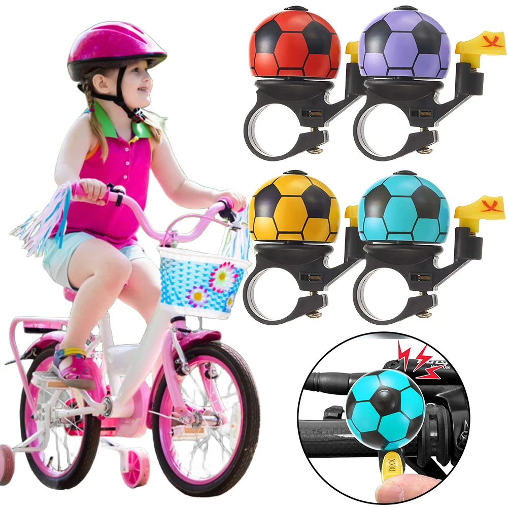 Soccer-Bicycle-Bell-for-Kids-Mini-Cartoon-Bike-Horn-Loud-Sound-Aluminum ...