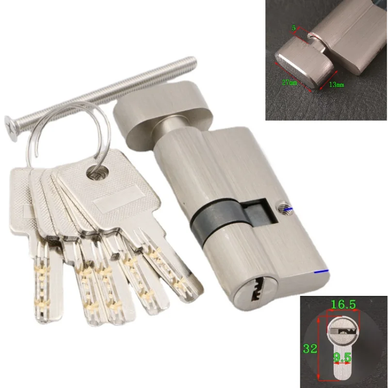 European-interior-Door-lock-core-universal-Cylinder-55-50-6570-75-80 ...