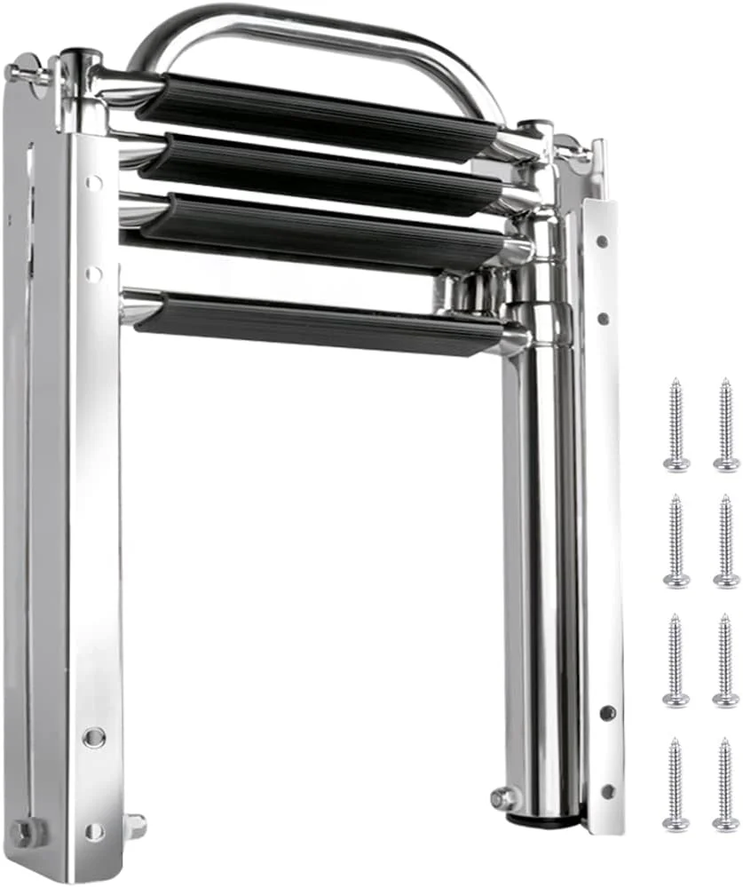 Boat-Ladders-4steps-Telescopic-Boarding-Ladder-With-Handle-Swimming ...