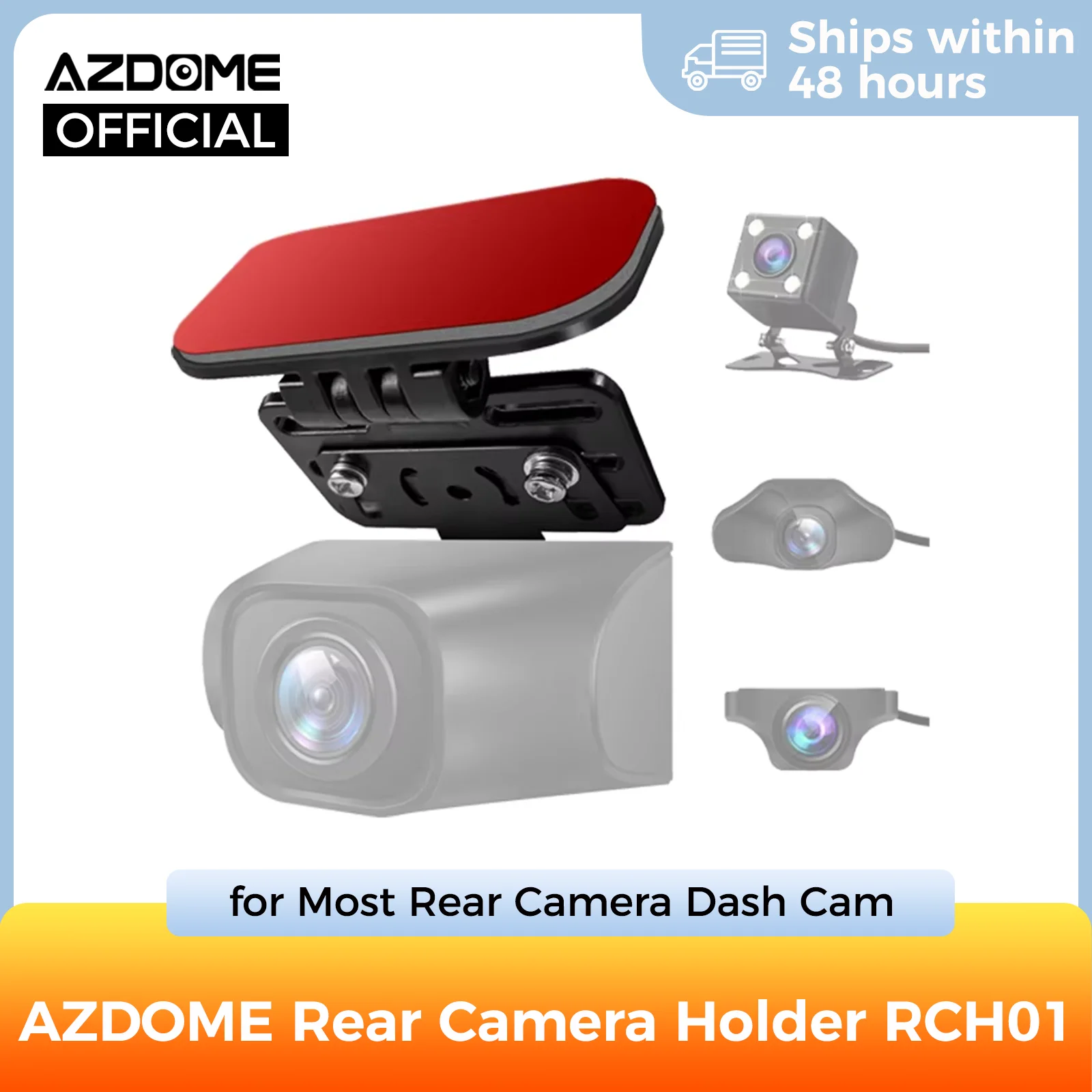 AZDOME Rear Camera Holder Rear Window Bracket Mount for Most Rear ...