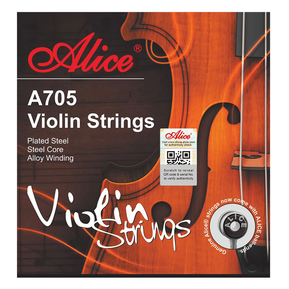 Alice-A705-Violin-Strings-Set-Stainless-Steel-Coated-Steel-Core-Ni-Fe ...