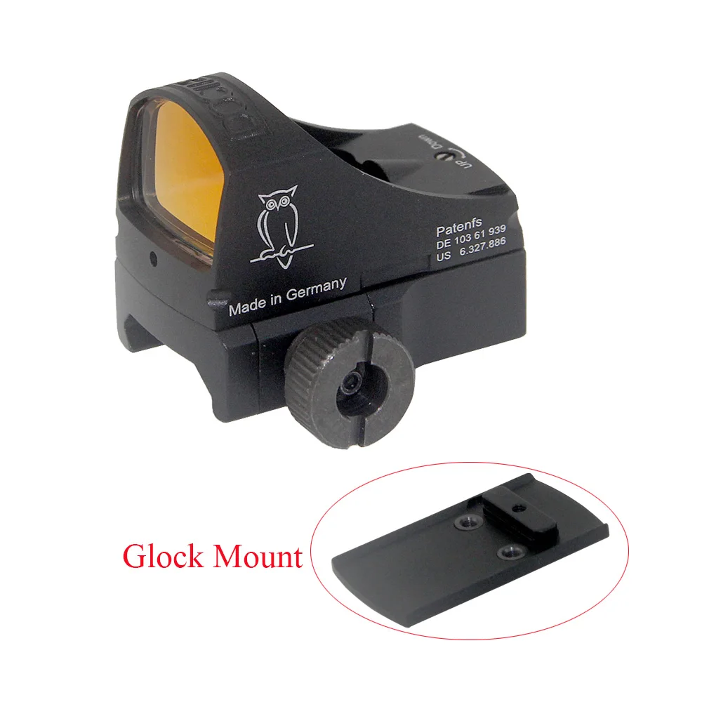 DOCTER Sight Illuminated Red Dot Scope Micro Pistol Red Dot Optics with ...