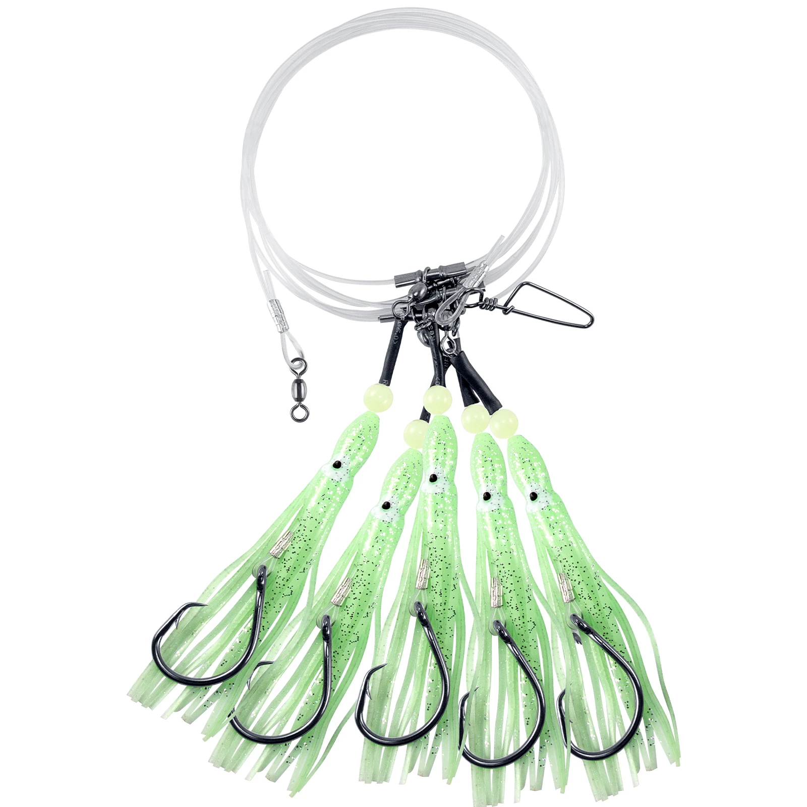 Deep-Drop-Rig-Glow-Squid-Lure-Halibut-Rig-for-Saltwater-Bottom-Fishing ...