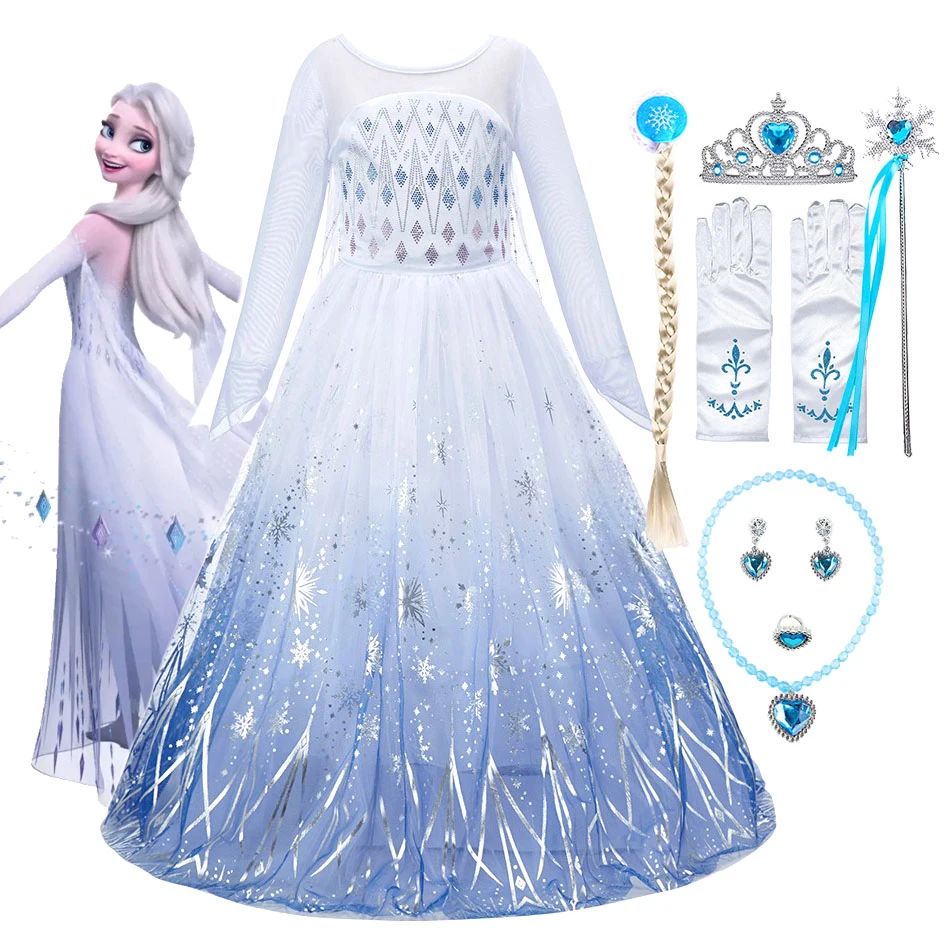 Child Snow Queen Costume Anna | Costumes Kids Elsa Anna Girls ...