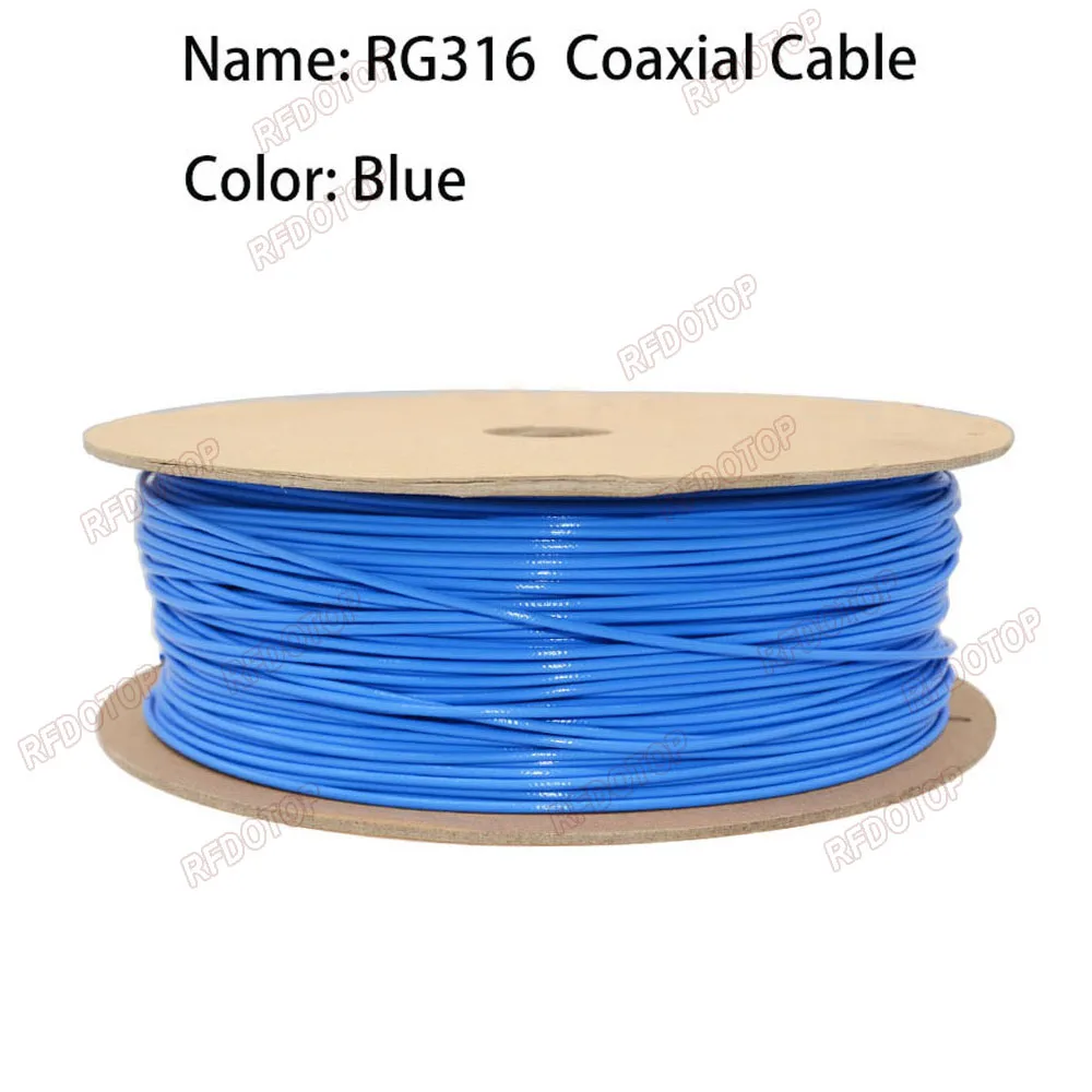 1M-500M-Blue-RG316-Coax-Cable-50-Ohm-Low-Loss-for-Crimp-Connector-Fast ...