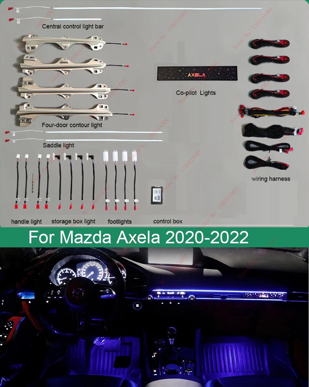 2022 Mazda 3 Interior Lighting Kit