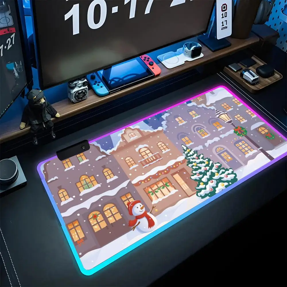 Christmas-Snowman-Mouse-Pad-game-RPG-40x90cm-Mouse-Mat-Gaming-Mousepads ...