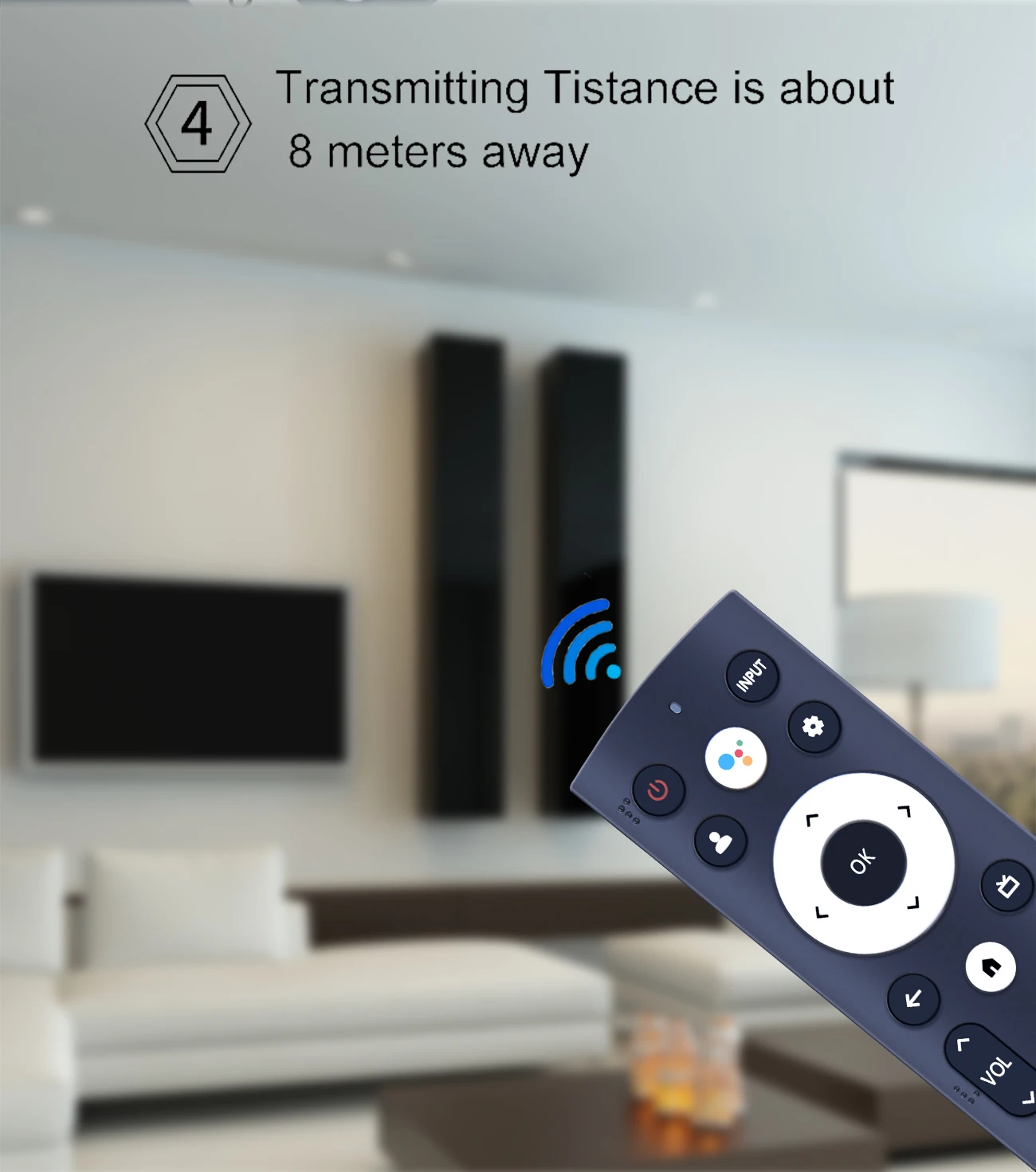 Generic Remote Control with Voice For Hisense Smart 4K Android TV ...