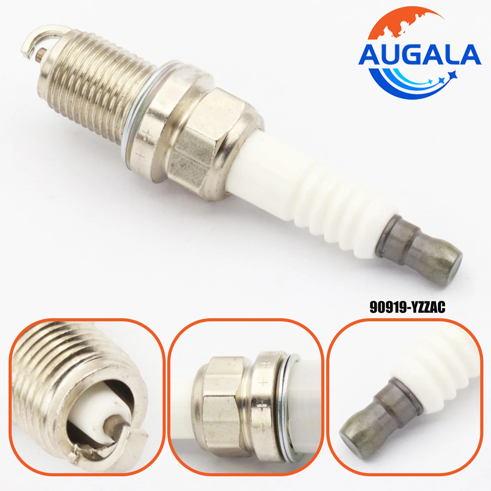 AUGALA 4PCS Spark Plug 90919-YZZAC For Toyota Camry Celica Most Cars ...
