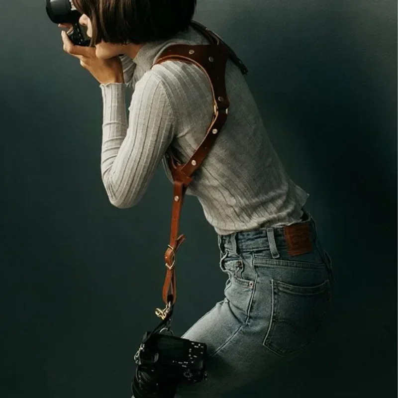 Universal-Genuine-Leather-Camera-Shoulder-Strap-Belt-DSLR-Digital ...