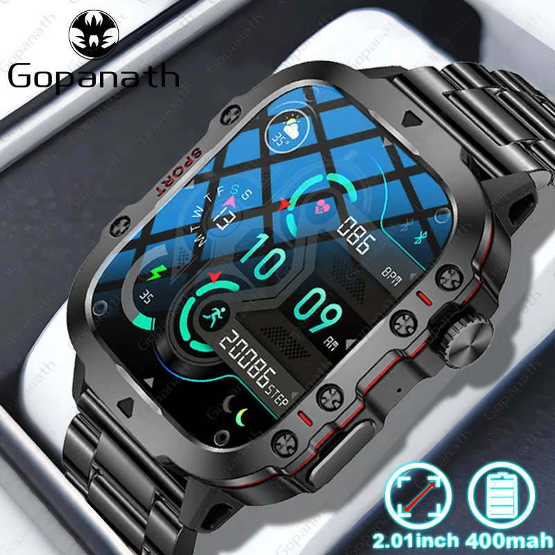 Rugged-Outdoor-Smartwatch-For-Men-Bluetooth-Talk-AI-Voice-Assistant ...