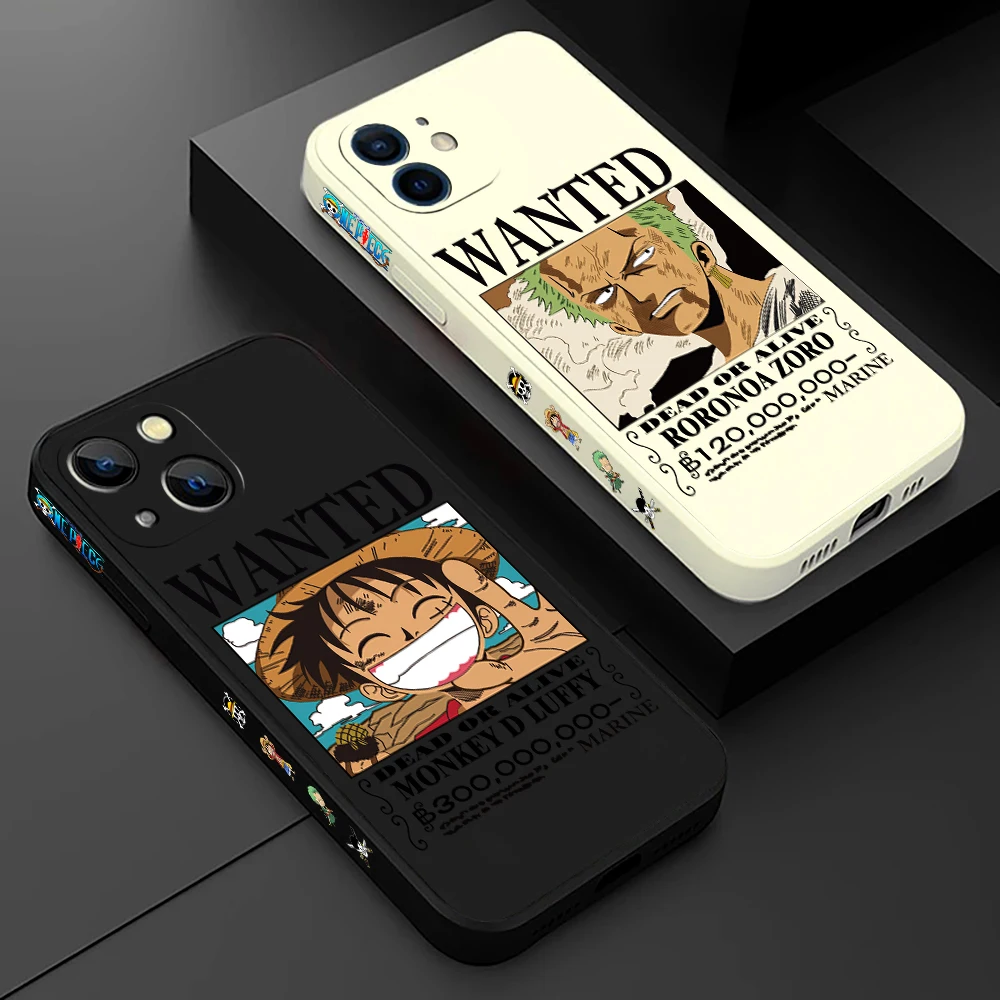 Iphone 12 One Piece Liquid Silicone Case | One Piece Monkey D. Luffy ...