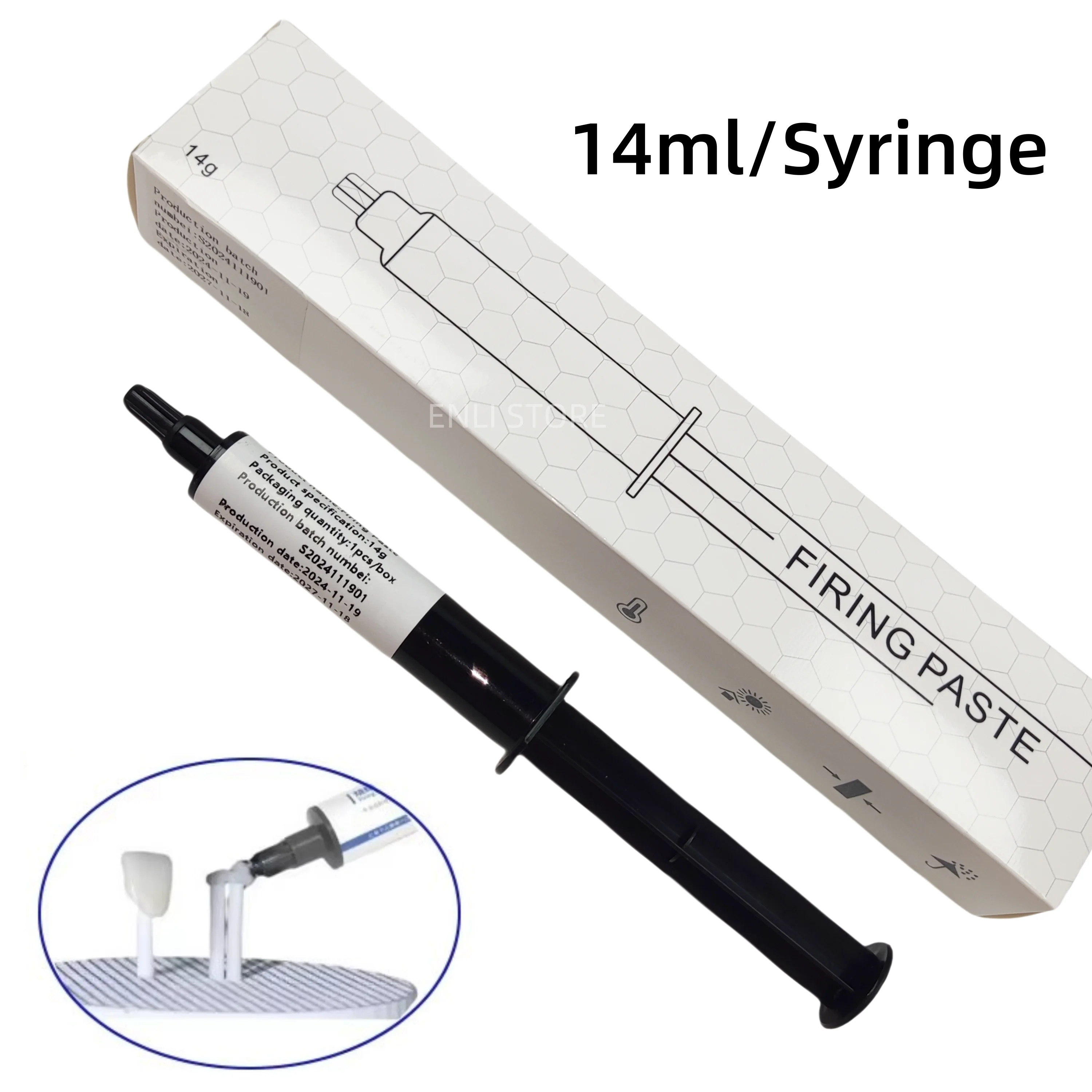 28g=2Syringe Dental Lab Dental Restoration Sintering Paste Sintering ...