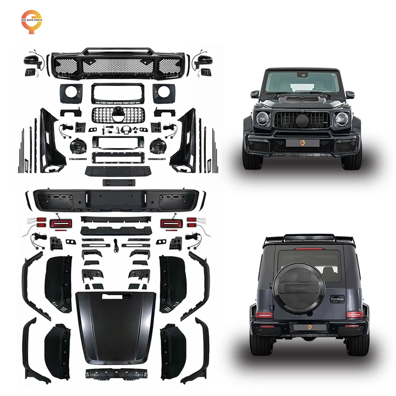 MERCEDES-CLASS-CAR-BUMPER-facelift-G500-W463-UPGRADE-TO-W464-Brabuss ...